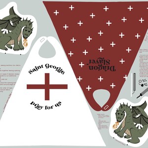 DIY Catholic Saint Cape Cut & Sew Fabric Panel - Etsy