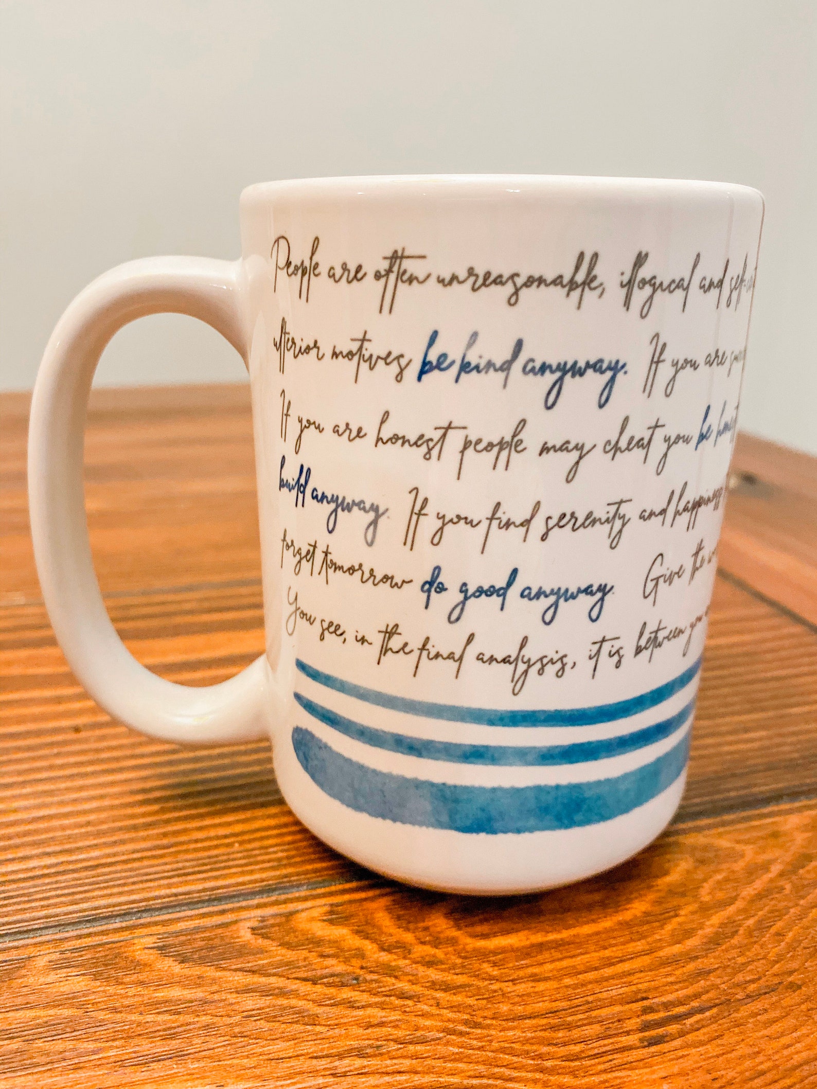 Mother Teresa Mug Do Good Anyway Quote Mother Teresa Quote | Etsy