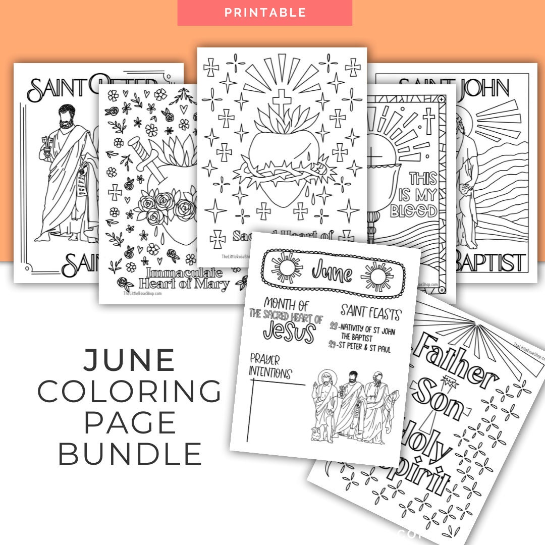 John The Baptist Coloring Page Lds