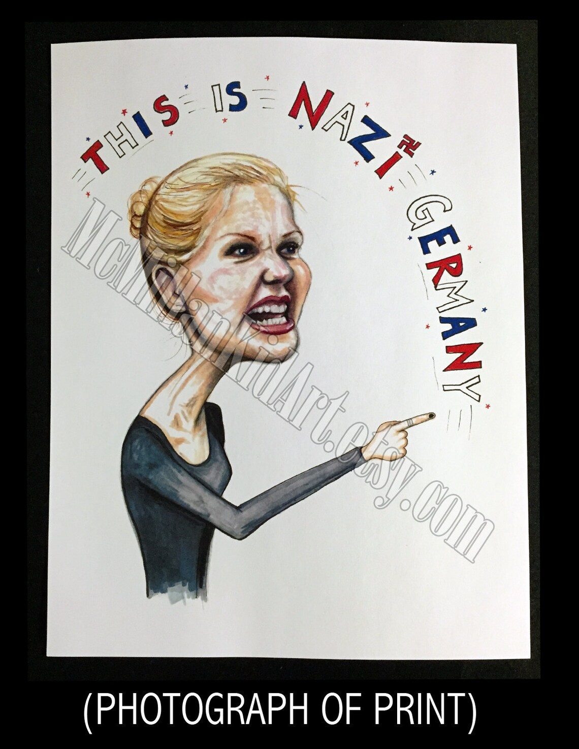 Amber Atkins "drop Dead Gorgeous" Art Print - Etsy