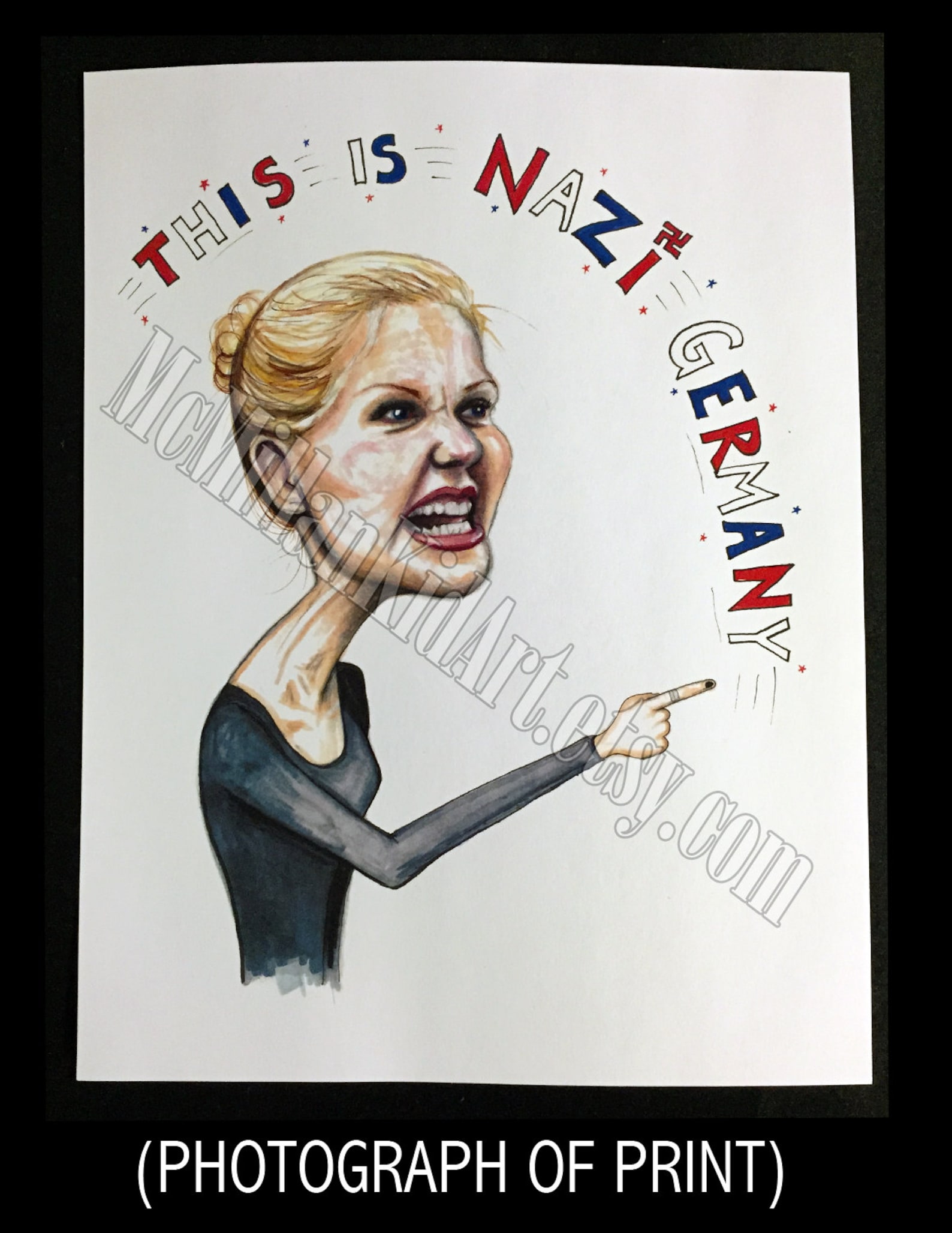 Amber Atkins "drop Dead Gorgeous" Art Print - Etsy