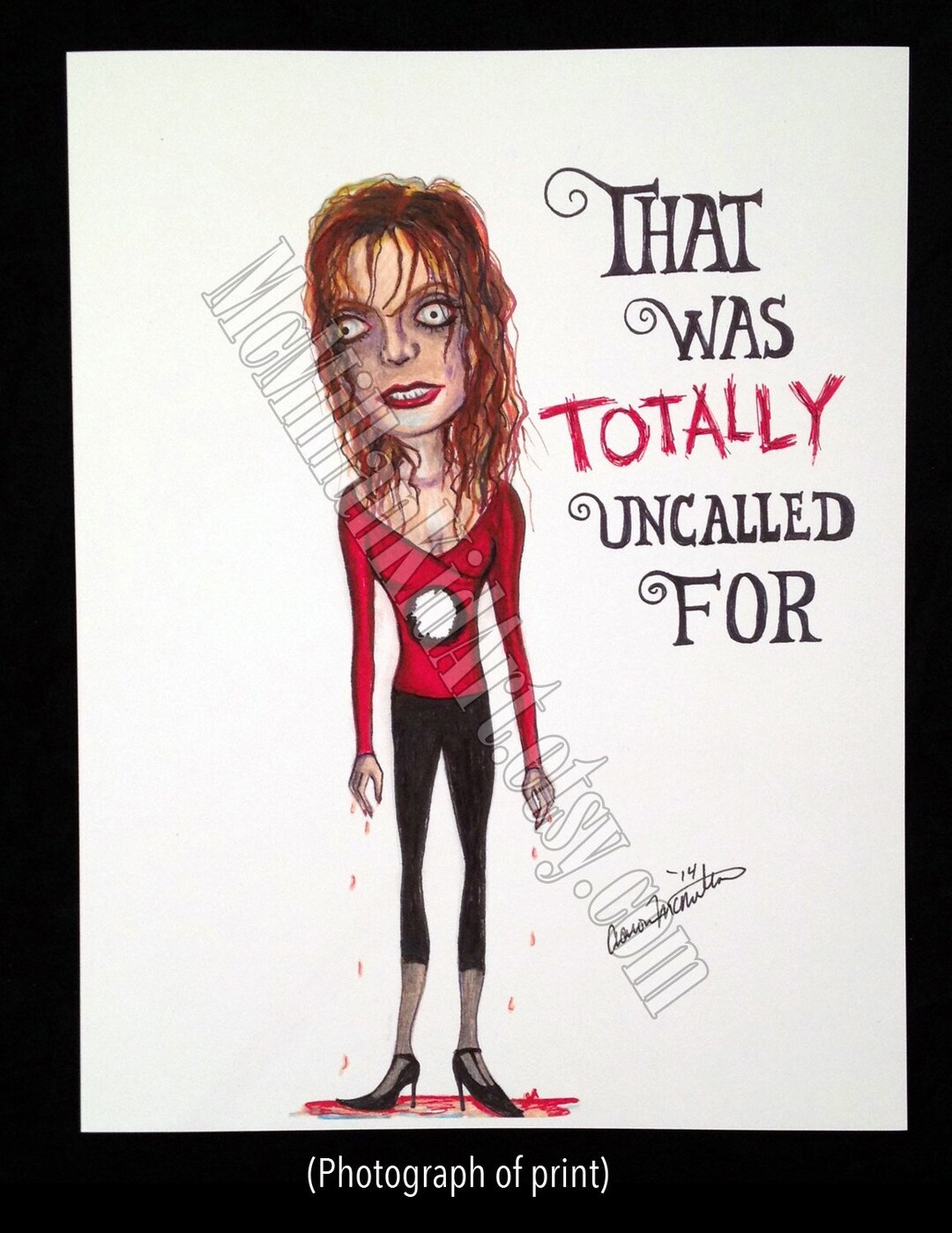 Death Becomes Her: Helen Sharp "that Was Totally Uncalled For" Art ...