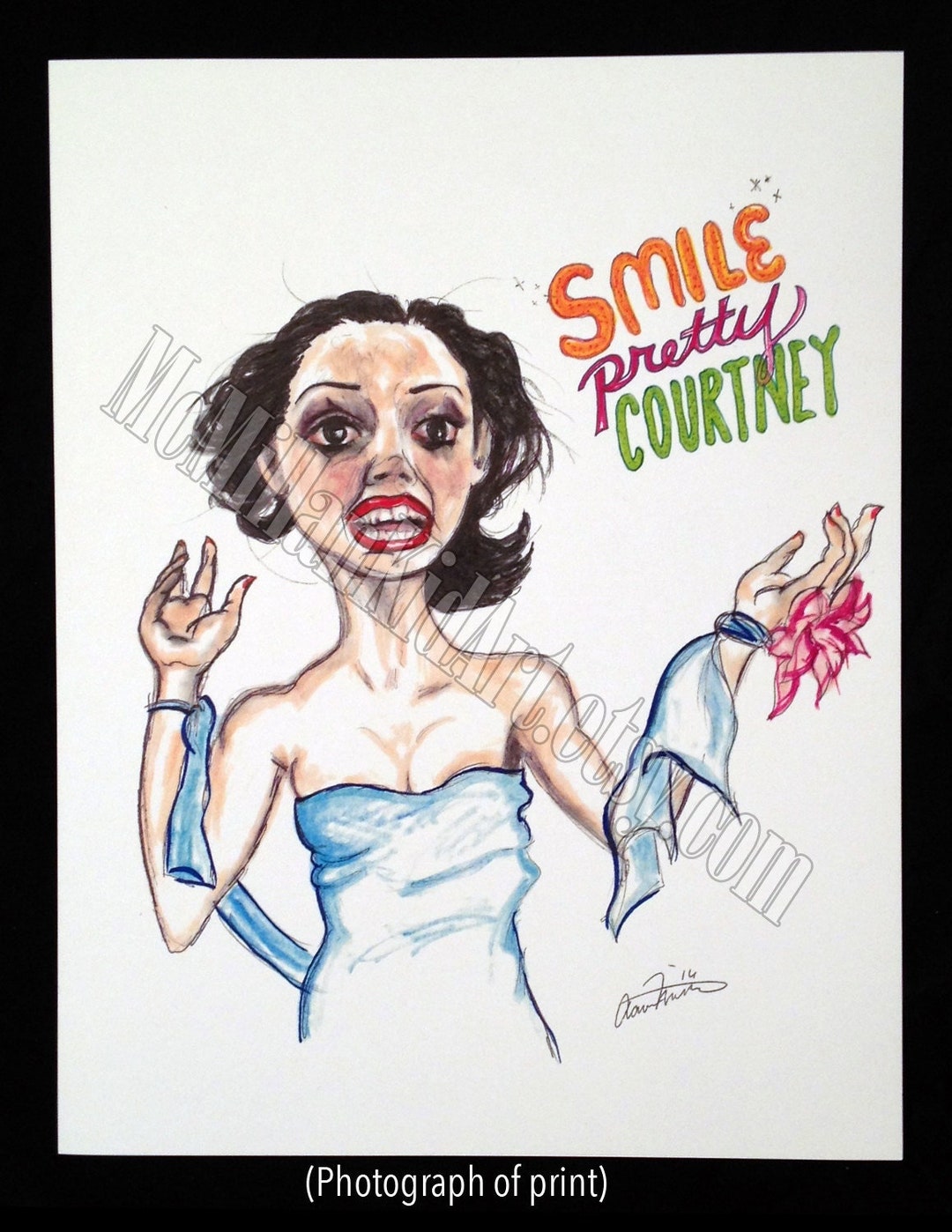 Jawbreaker Courtney Shayne: "smile Pretty Courtney" Movie Art Print - Etsy
