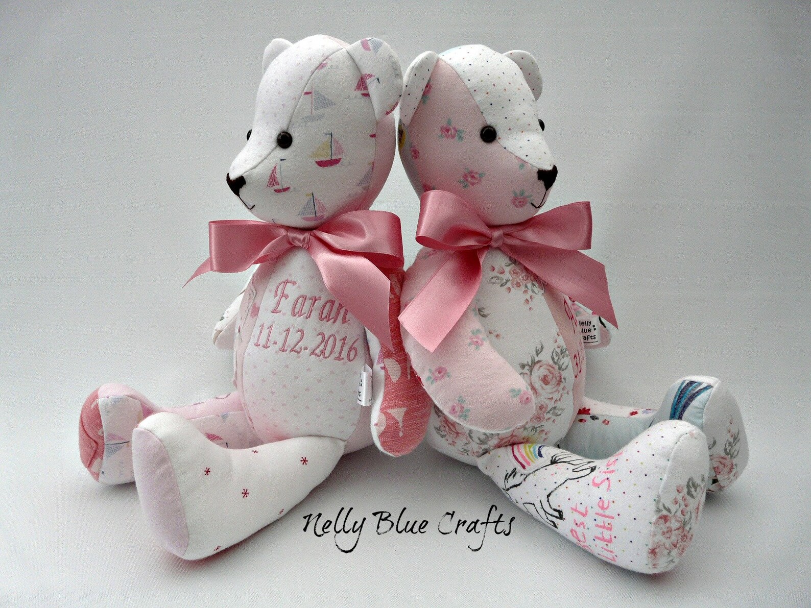 Memory Bear Keepsake Bear Made From Baby Clothing Memorial - Etsy UK