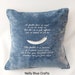Remembrance Cushion, Feather Wording Memory Cushion - Etsy