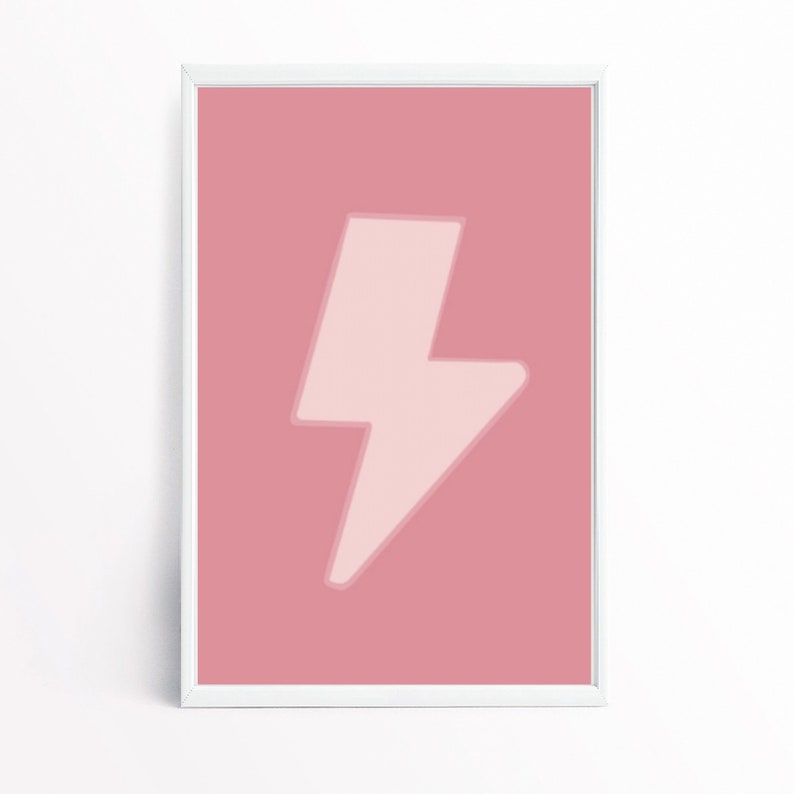 Trendy Preppy Pink Wall Art Set of 4 Digital Prints Aesthetic - Etsy