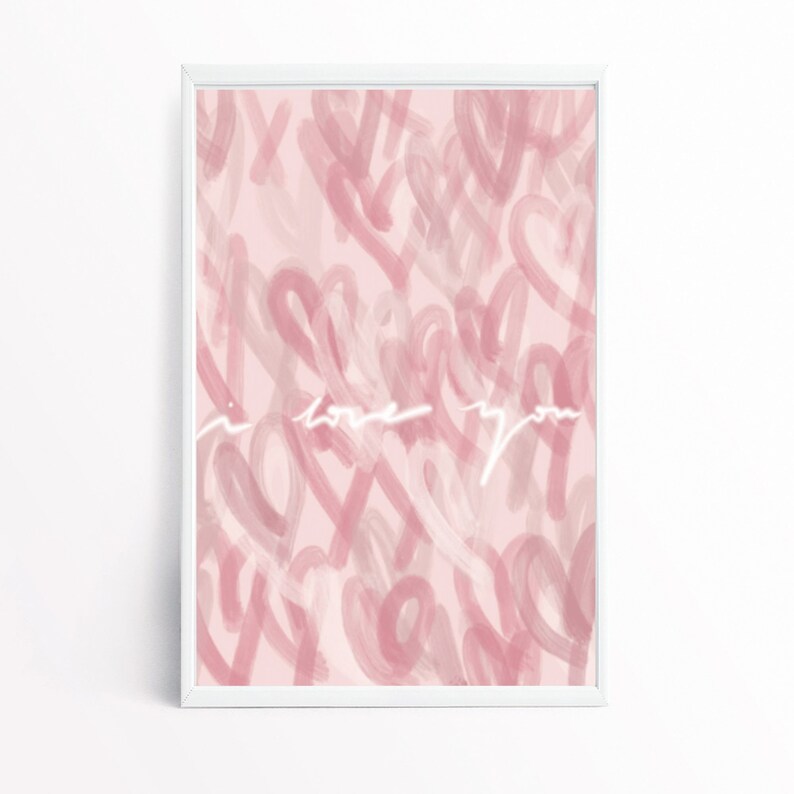 Trendy Preppy Pink Wall Art Set of 4 Digital Prints Aesthetic - Etsy