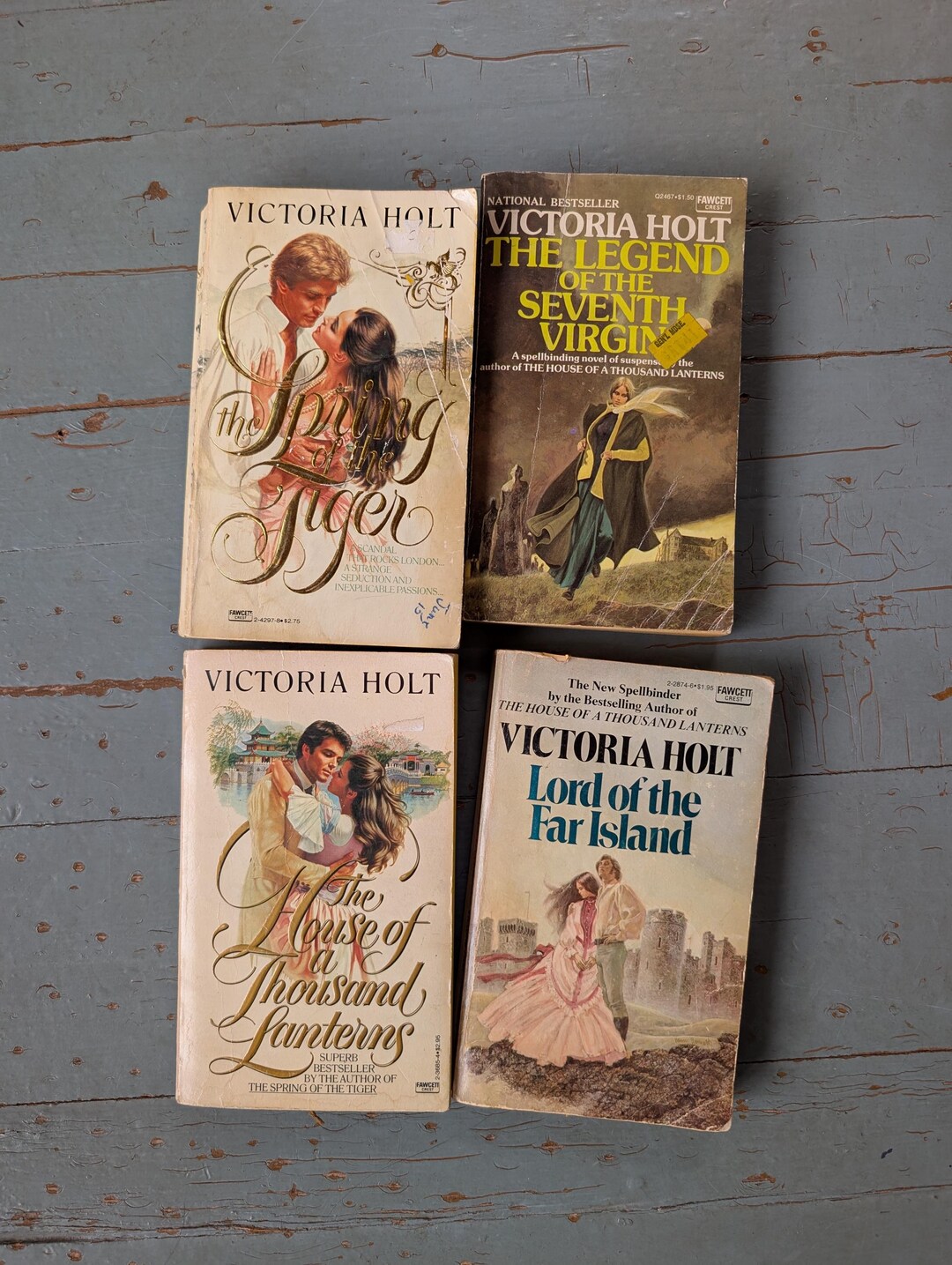 Vintage Victoria Holt Gothic Romance Paperback Book Set - Etsy