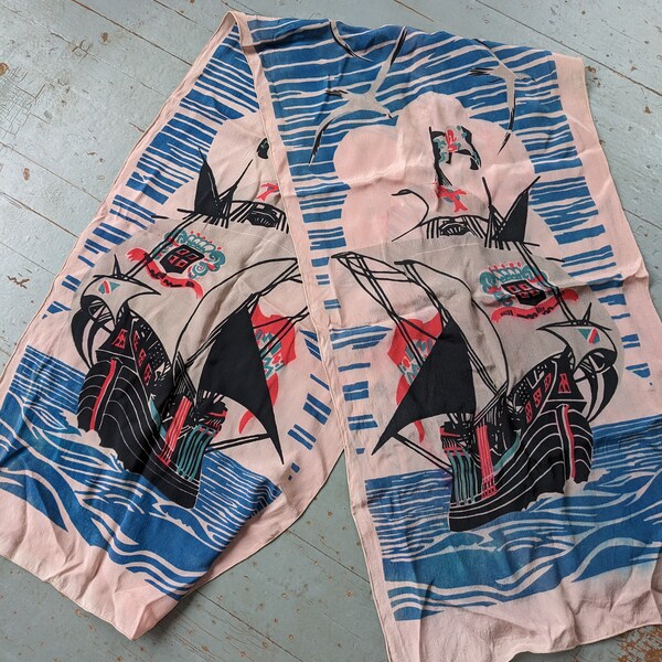 Sailing Scarf - Etsy