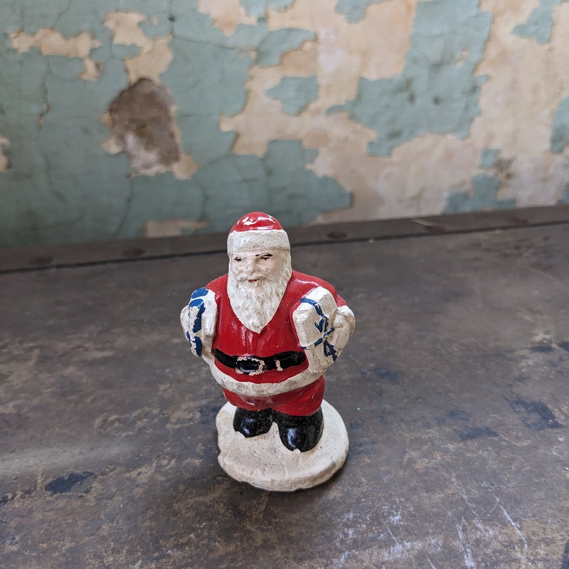 Chalkware Santa - Etsy