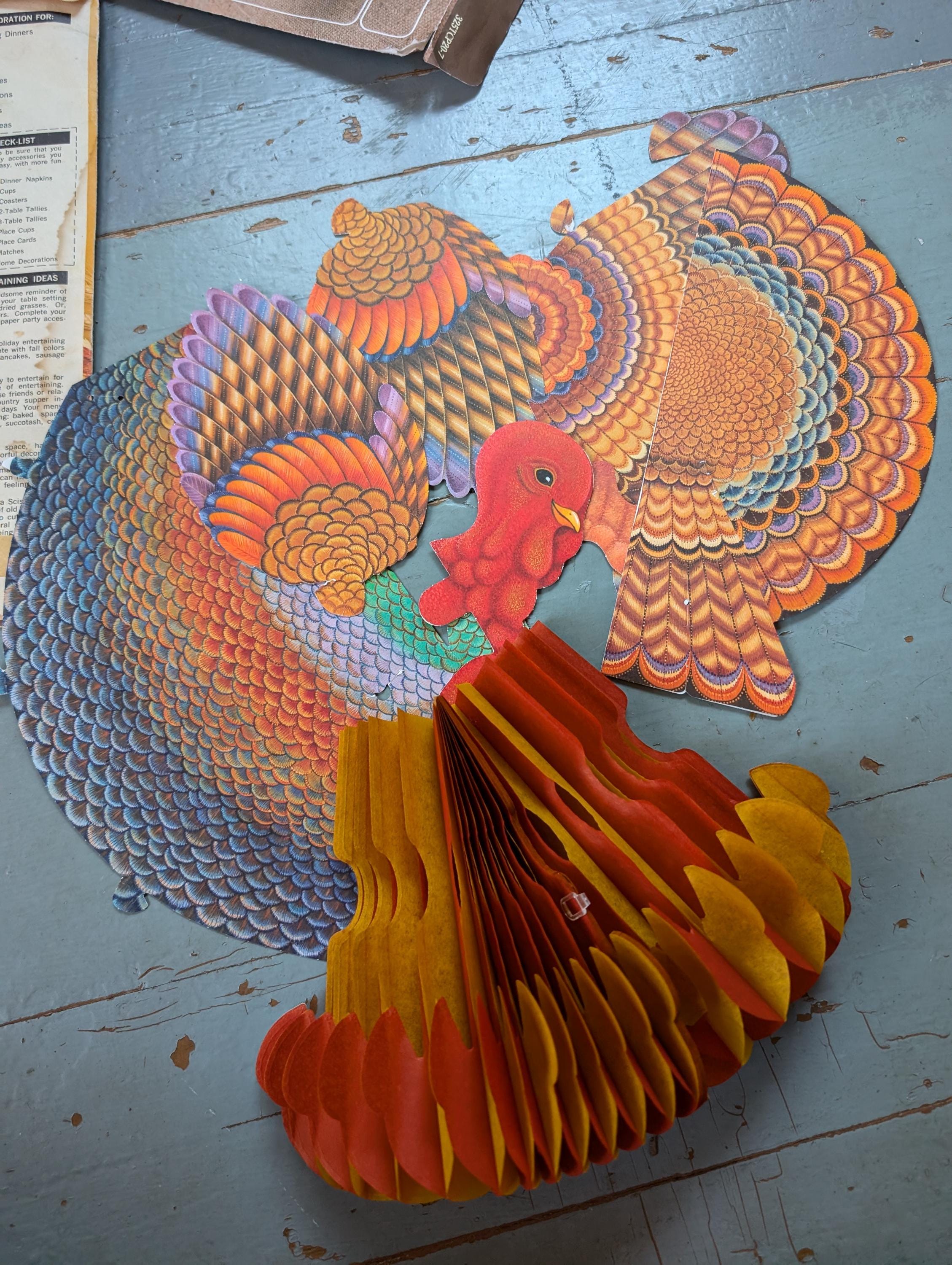 Vintage Hallmark Thanksgiving Turkey and Mayflower Decor - Etsy
