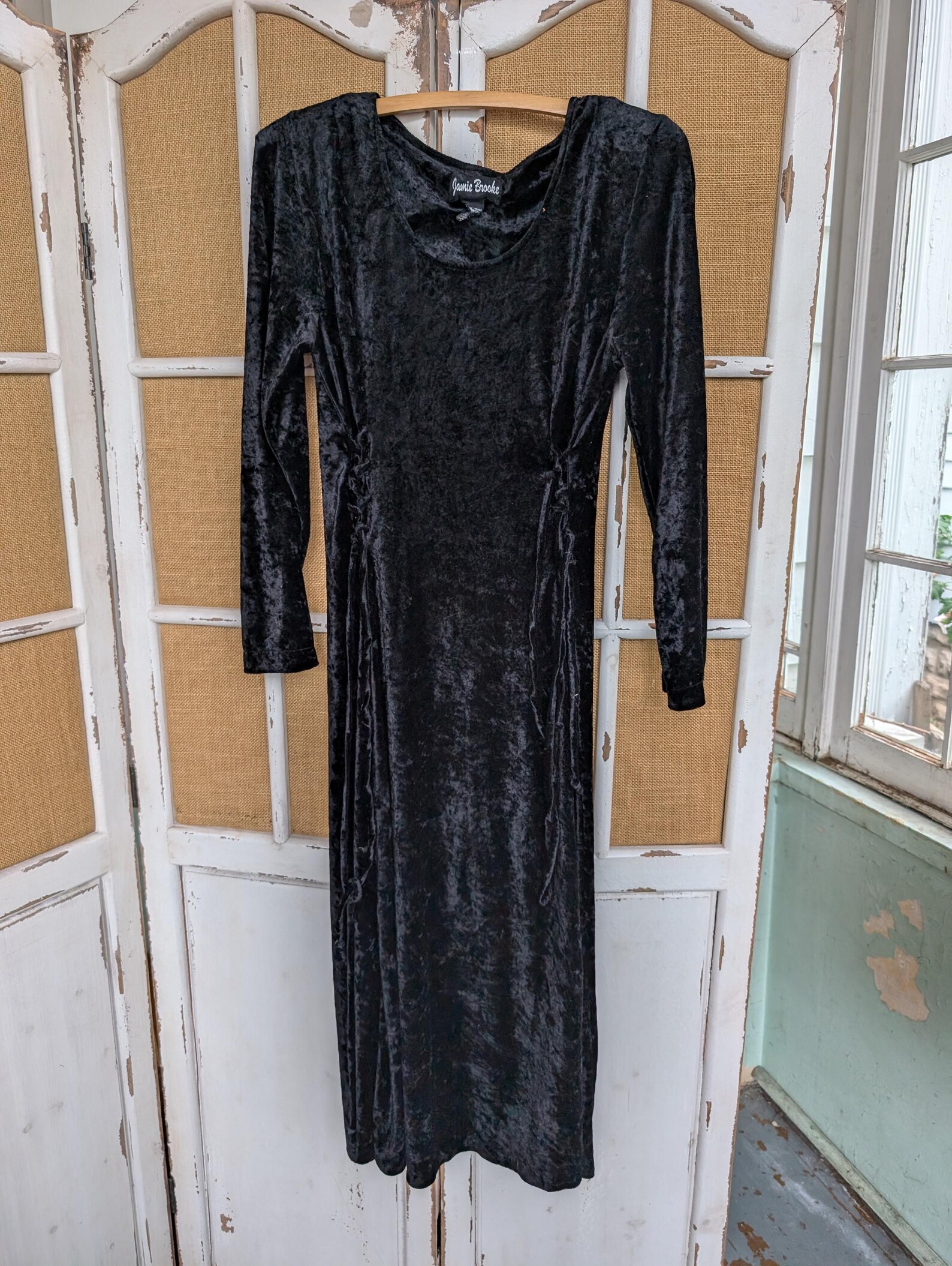 Vintage Jamie Brooke Velvet Corset Dress - Etsy