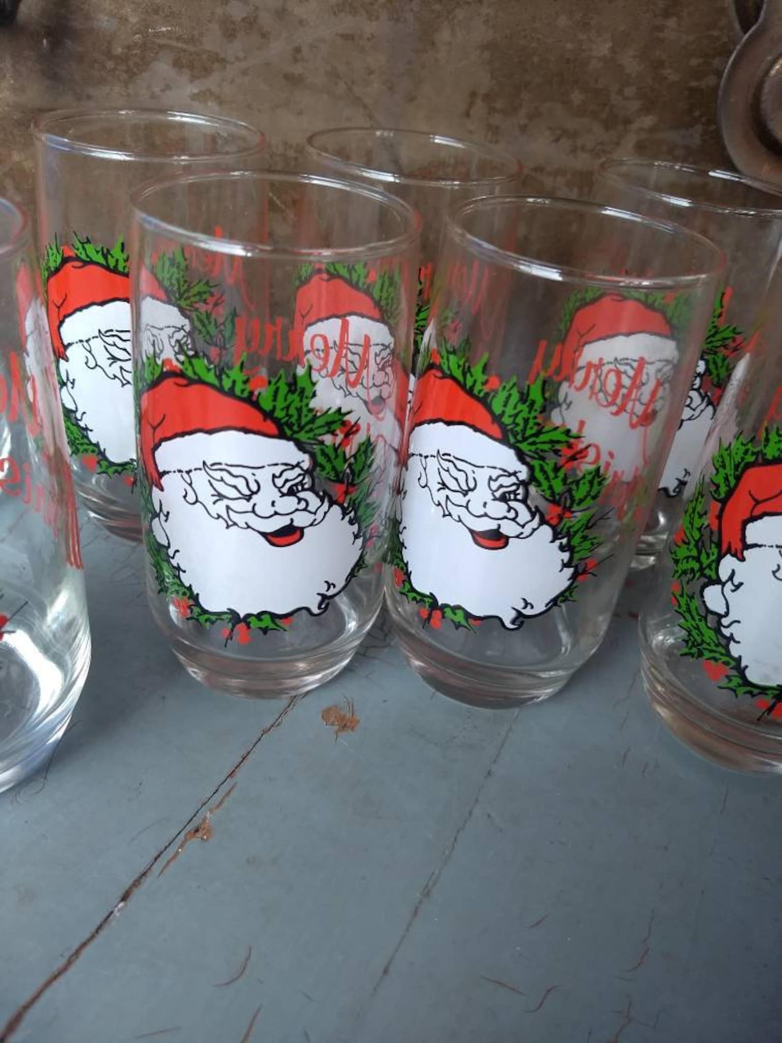 Vintage Winking Santa Glasses - Etsy