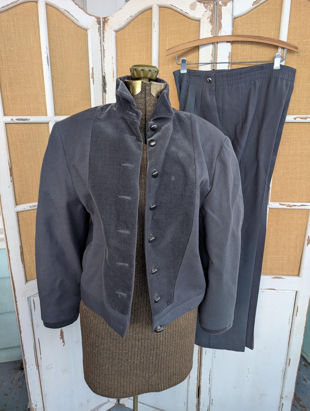 Vintage Bis by Gene Ewing Wool Suit - Etsy