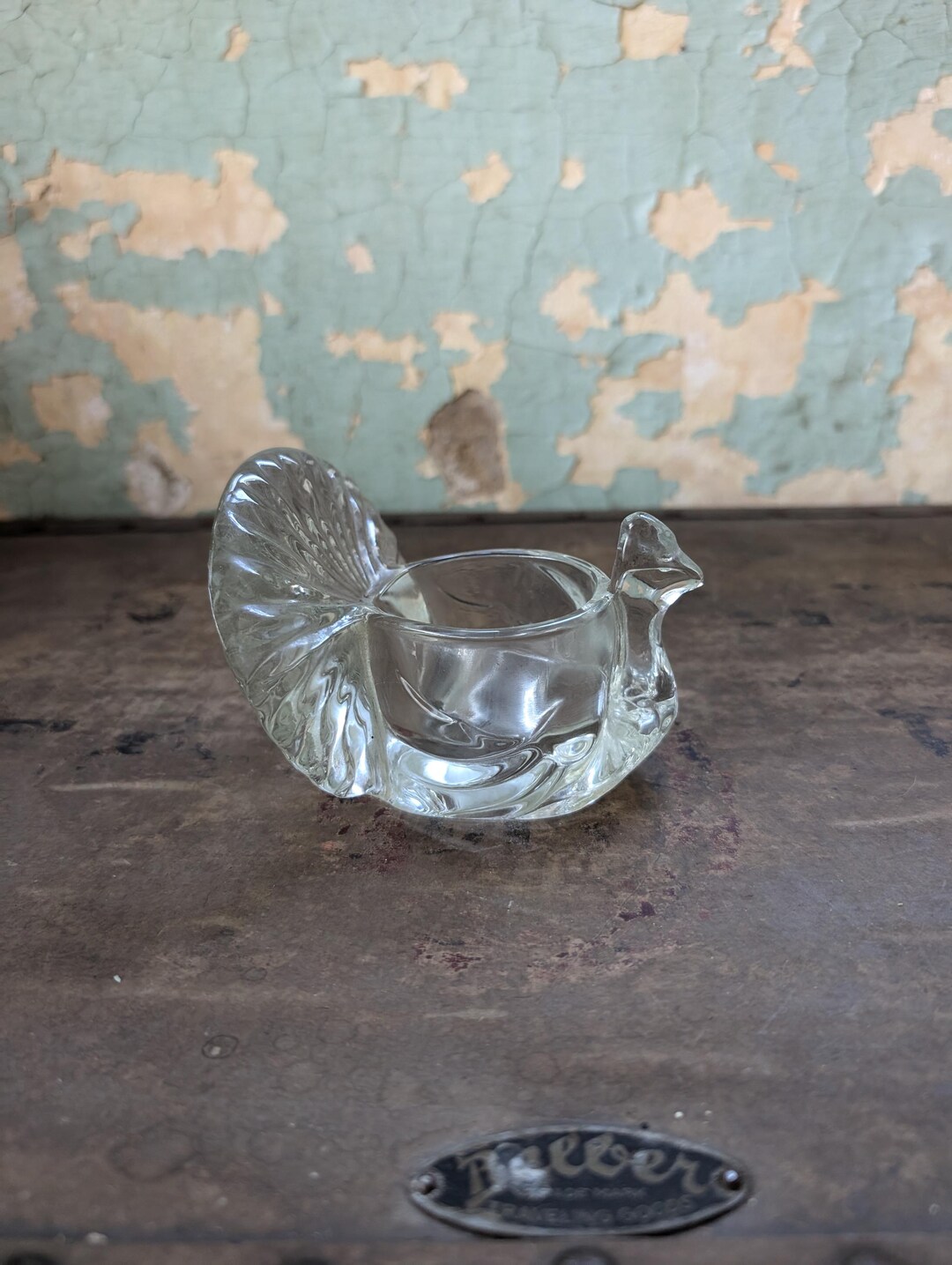 Vintage Avon Glass Thanksgiving Turkey Candle Holder - Etsy