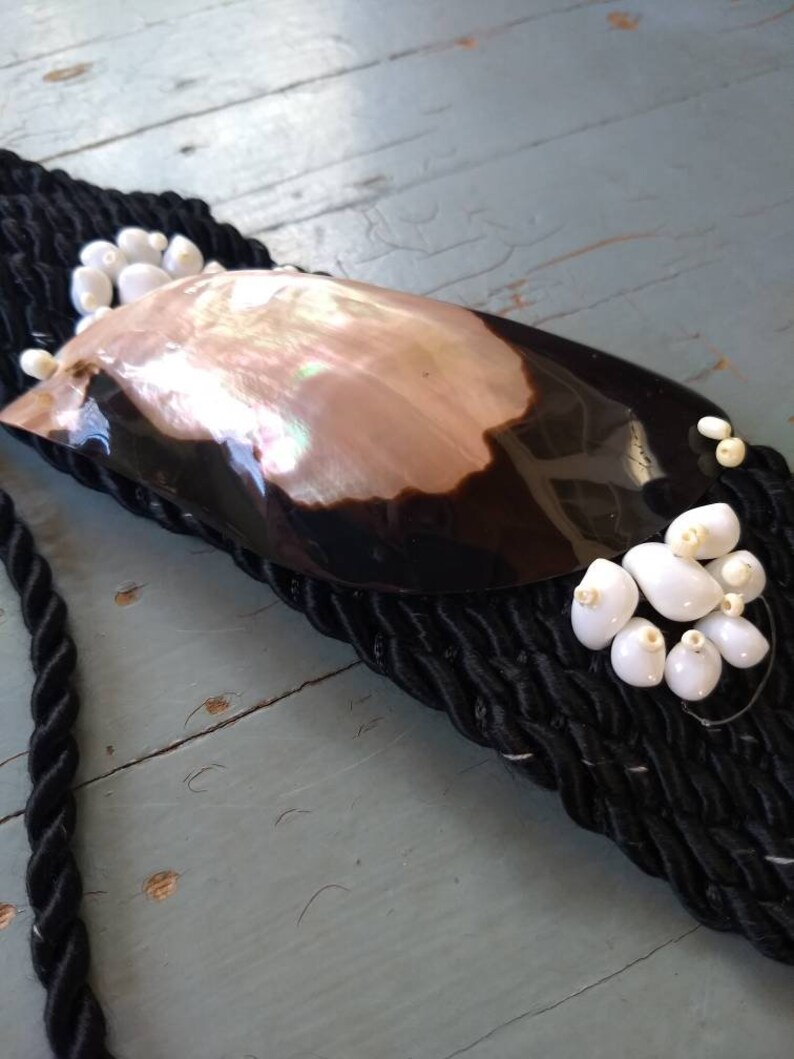 Vintage 1980s Rope and Shell Fashion Belt - Etsy