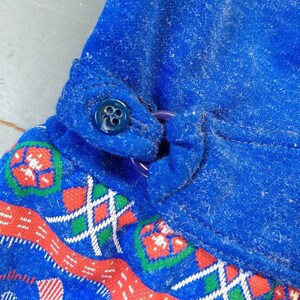 Vintage 1960s J. Harlan Blue Pattern Dress - Etsy