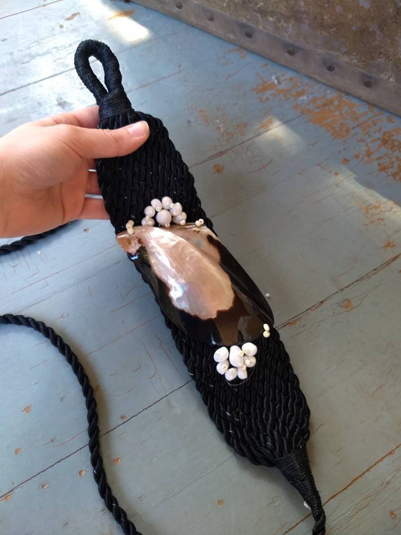 Vintage 1980s Rope and Shell Fashion Belt - Etsy