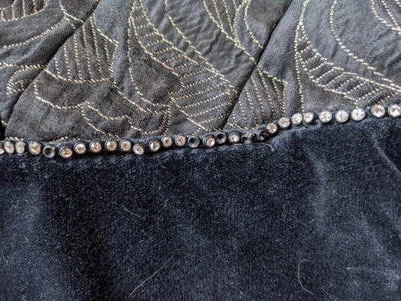 Vintage velvet figure skating costume - Gem