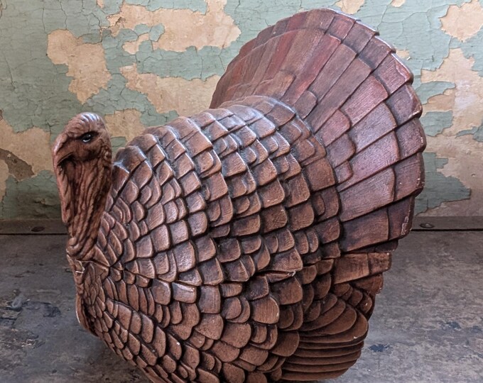 Vintage Ceramic Thanksgiving Turkey Lidded Dish - Etsy