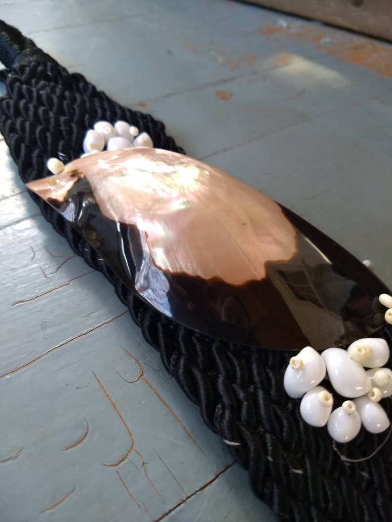 Vintage 1980s Rope and Shell Fashion Belt - Etsy