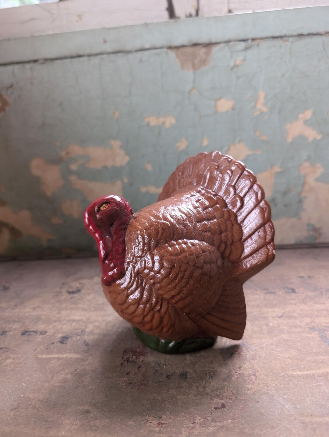 Vintage Ceramic Thanksgiving Turkey Centerpiece - Etsy