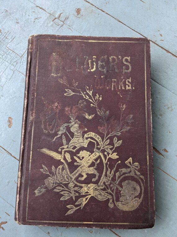 Antique Book the Works of Edward Bulwer Lytton | Etsy