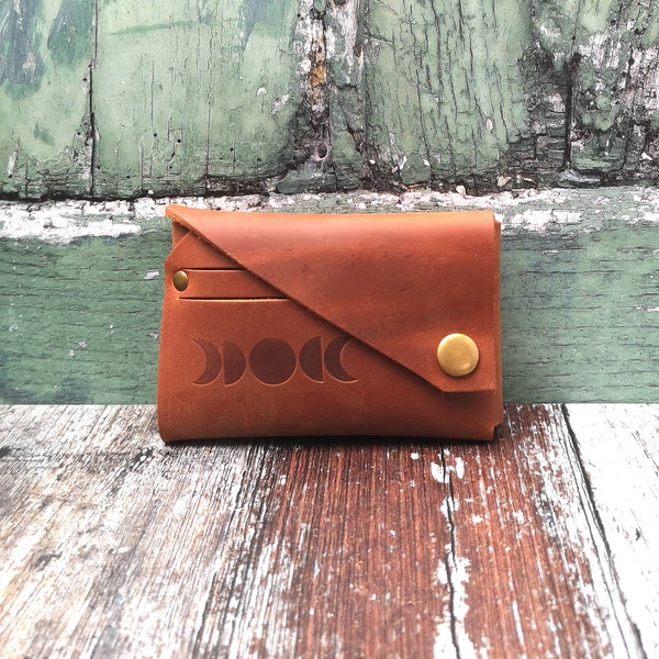 Leather Moon Bag - Etsy UK