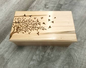 Laser engraved box | Etsy