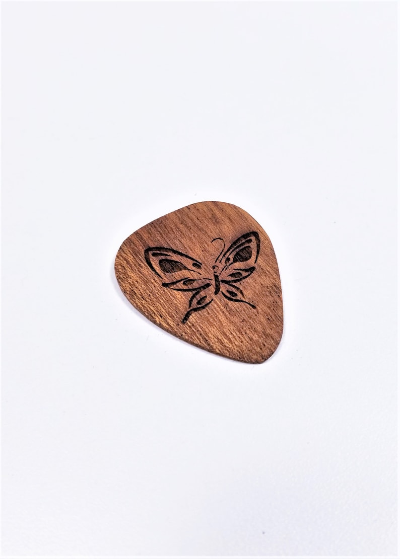 Personalized Butterfly Guitar Pick Custom Engraved Butterfly | Etsy