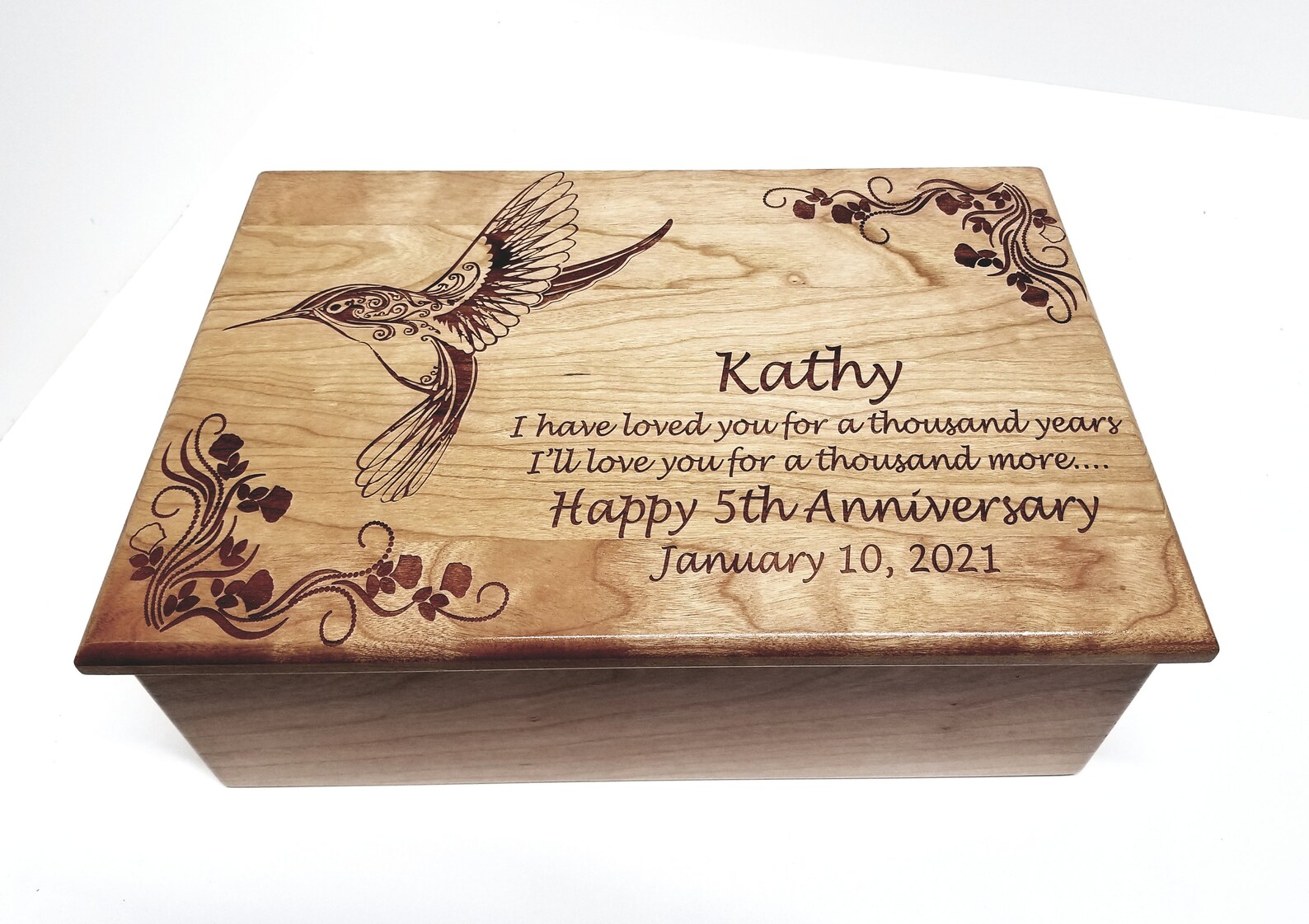 Custom Personalized Keep Sake Box12x8x4 Engraved Memory Wood - Etsy