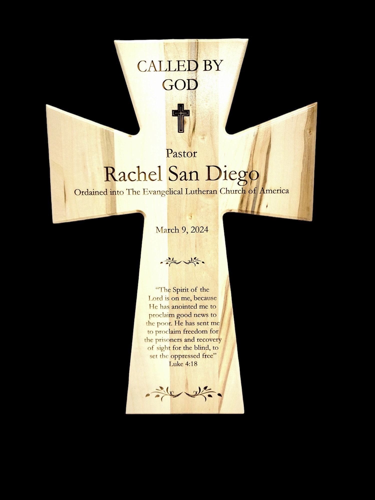 Custom Personalized Ordination Cross, Ordination Gift, Ordination ...