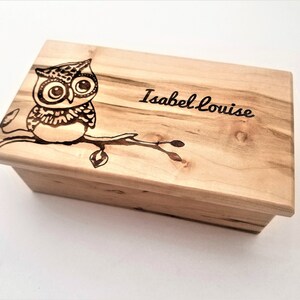 Personalized Electronic Owl Music Box ANY SONG, Custom Jewelry Box ...