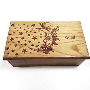 Personalized Electronic Moon and Stars Music Box ANY SONG, Custom ...