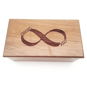 Personalized Infinity Music Box Choose Your Song, Laser Engraved Music ...