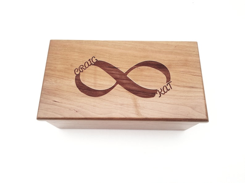 Personalized Infinity Music Box Choose Your Song Laser - Etsy