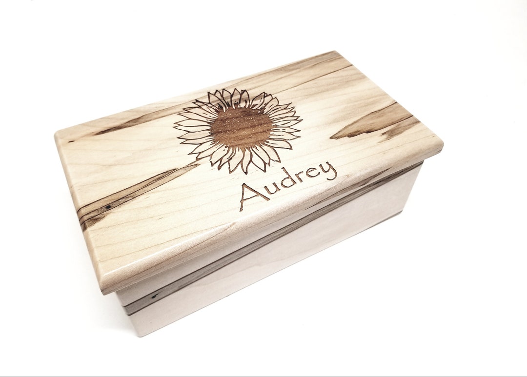 Personalized Sunflower Music Box Choose Your Song, Gift for Her ...