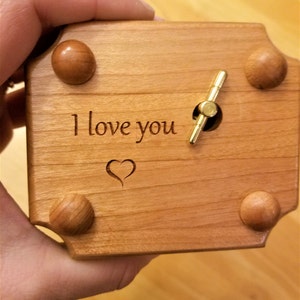Personalized Custom Music Box Choose Your Song Hand Made - Etsy