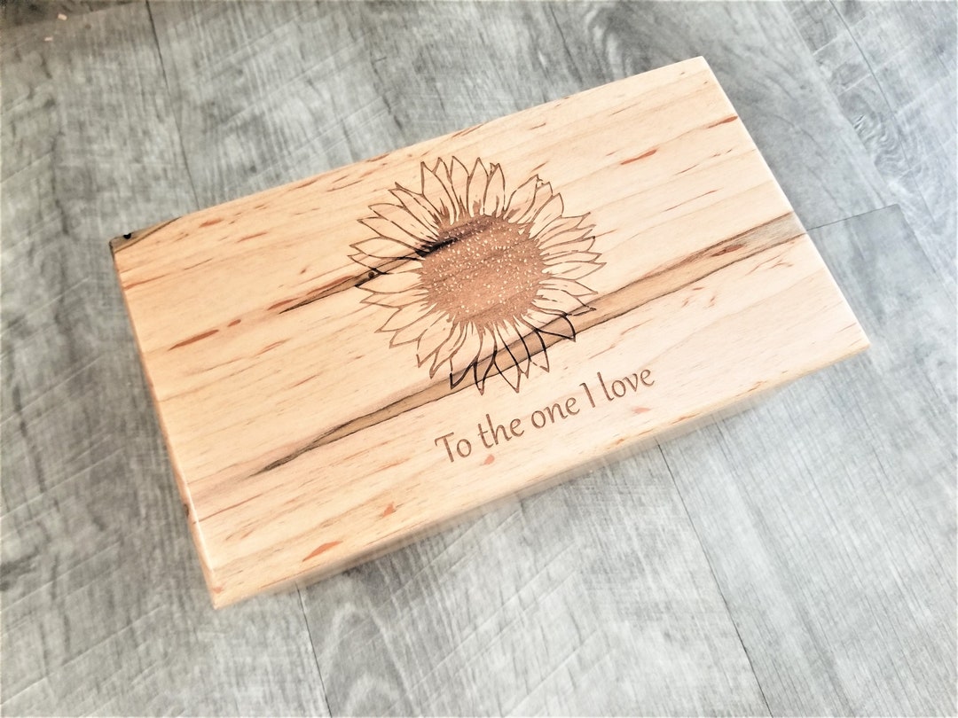 Personalized Electronic Sunflower Music Box ANY SONG, Custom Song ...
