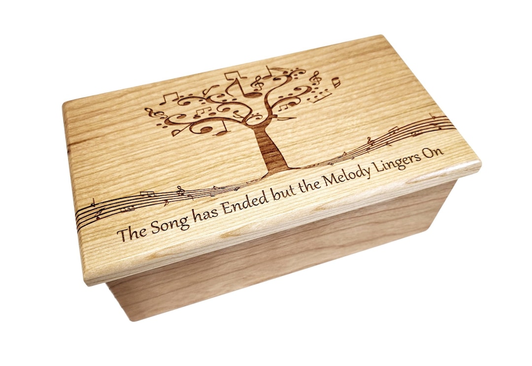 Music Box Musical Tree of Life Choose Your Song, Laser Engraved ...