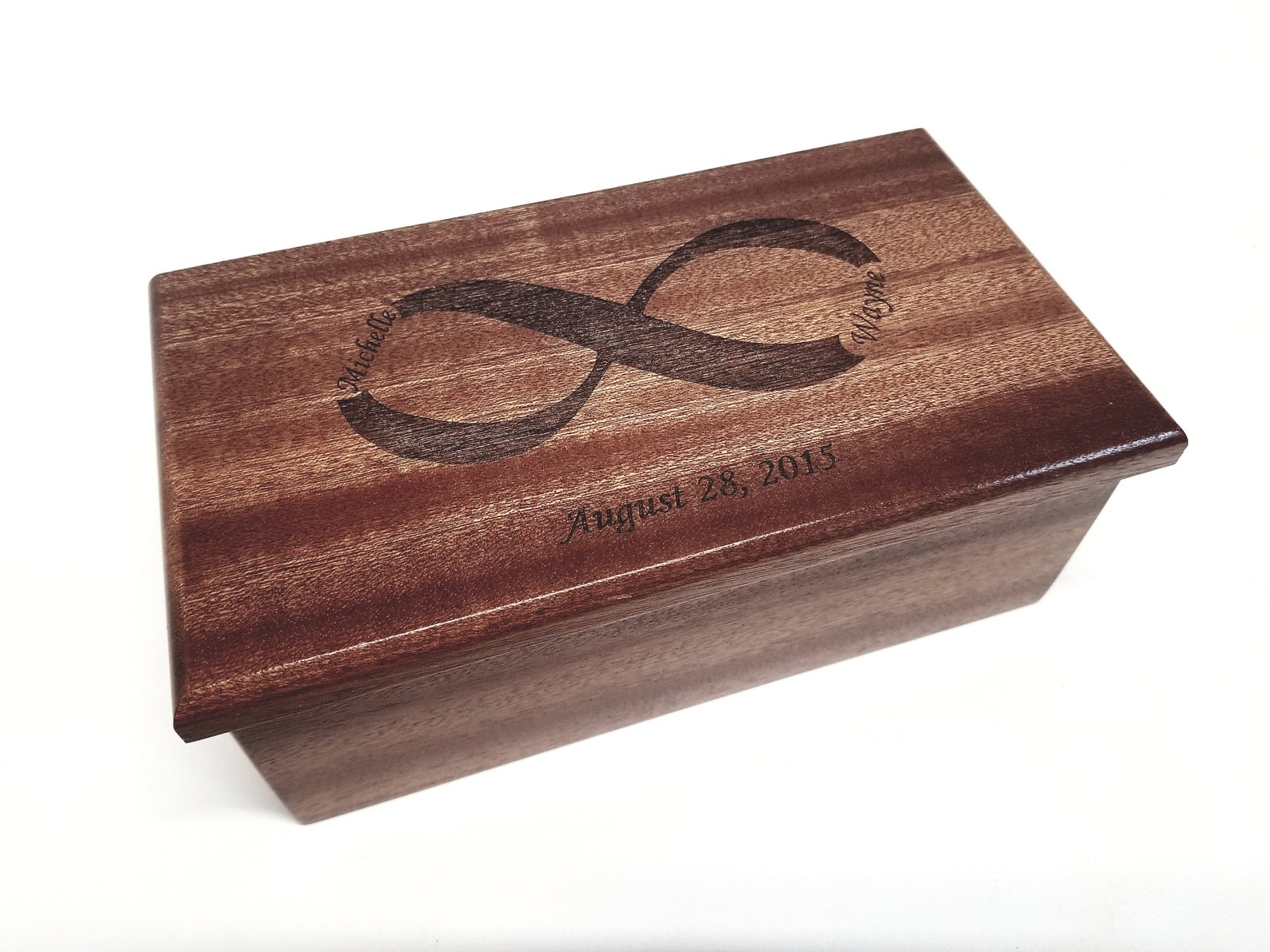 Personalized Infinity Music Box Choose Your Song Laser - Etsy