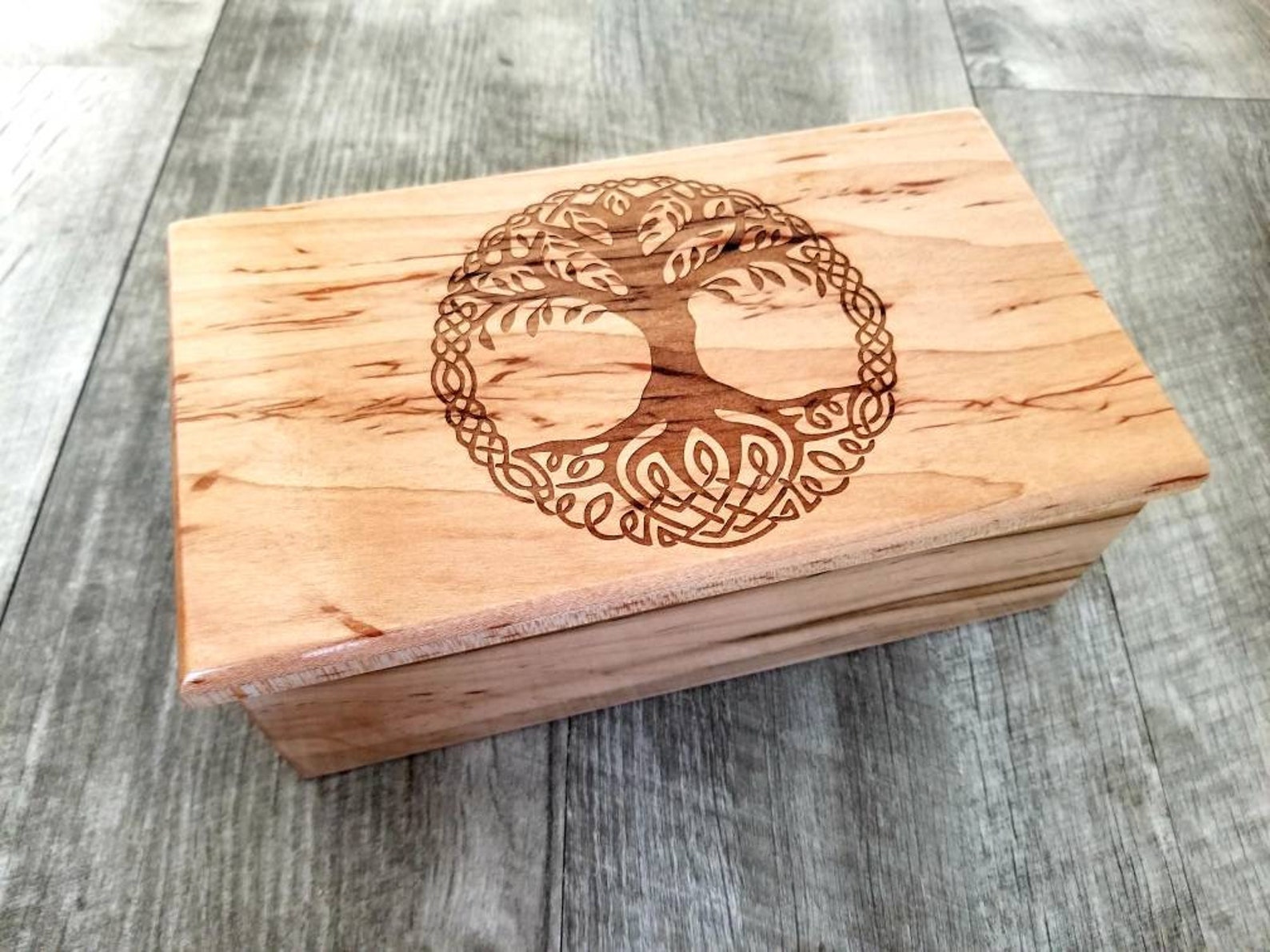 Personalized Celtic Tree of Life Music Box Choose Your Song, Custom ...