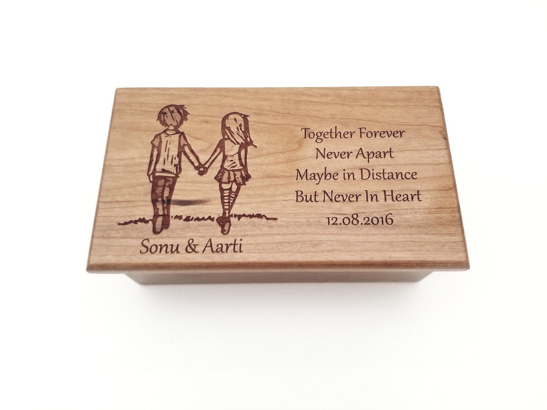Personalized Custom Design Music Box Choose Your Song, Laser Engraved ...