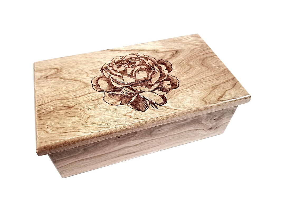 Music Box Choose Your Song Add Text, Custom Personalized Peony Flowers ...