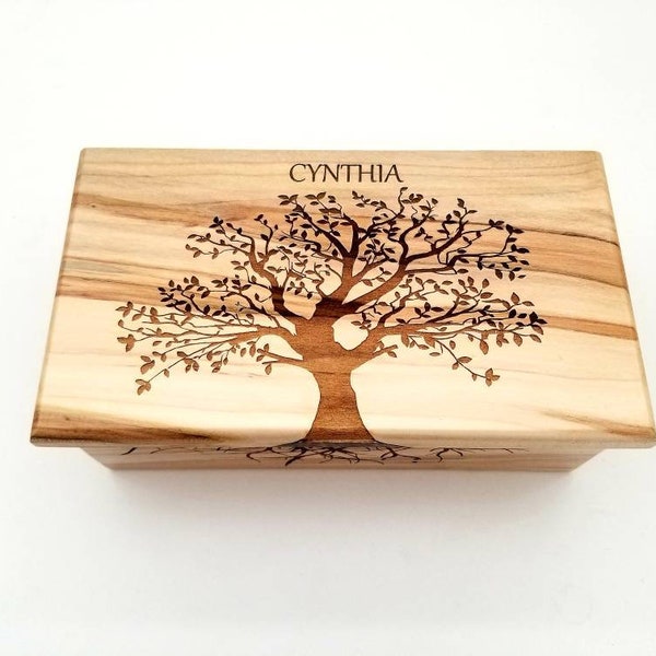 Tree of Life Wooden Box - Etsy