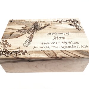 Custom Personalized Keep Sake Box,12x8x4 Engraved Memory Wood Box ...
