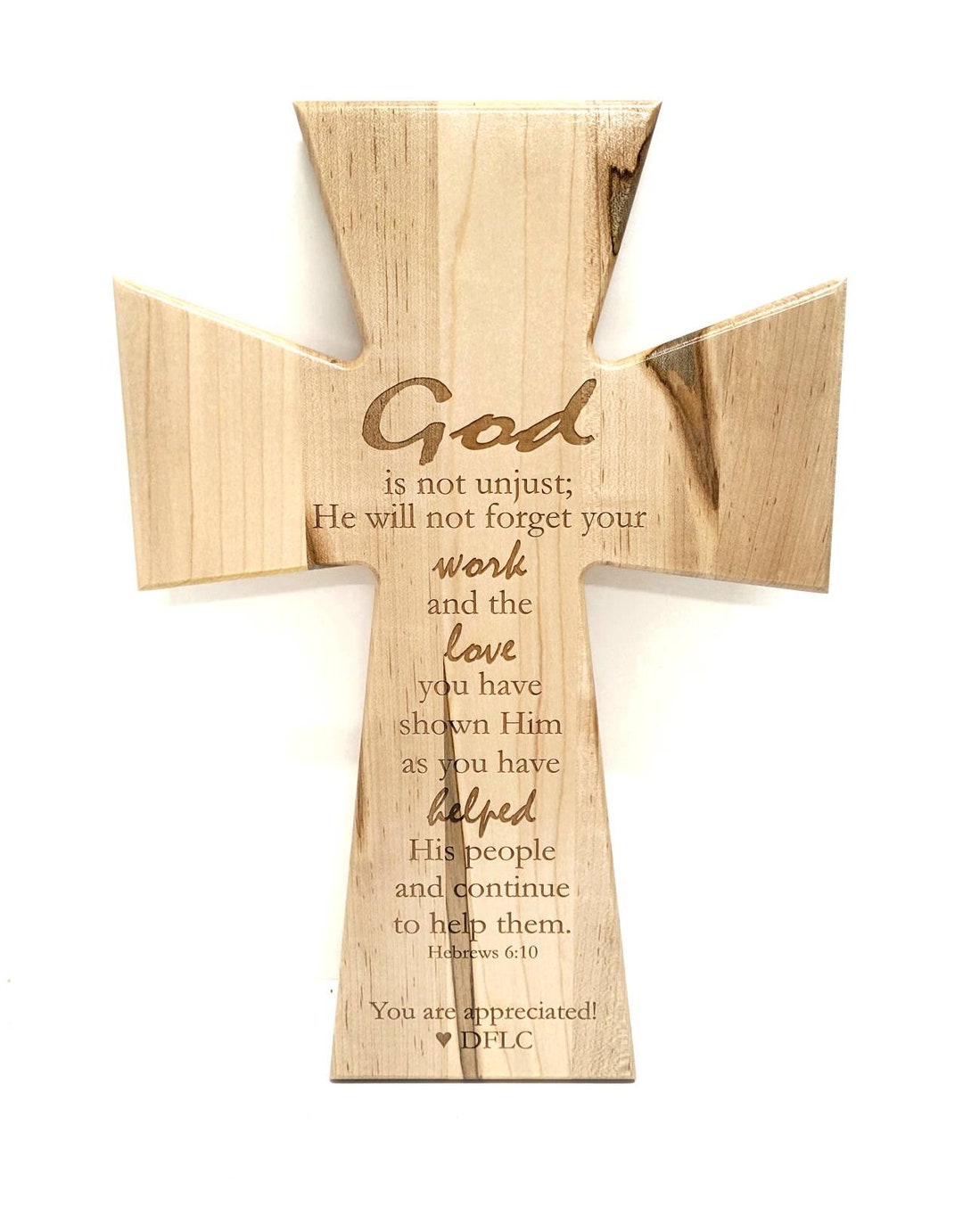 Custom Personalized Retirement Scripture Cross, Handmade Wood Cross ...