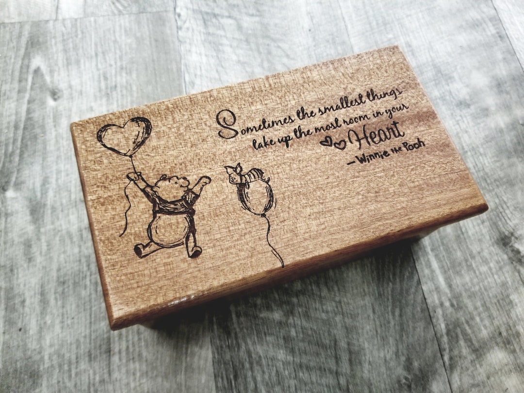 Personalized Pooh Music Box Choose Your Song, Winnie the Pooh Music Box ...