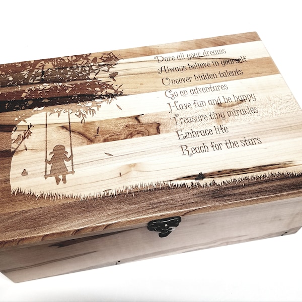 Personalized Keepsake Box Daughter - Etsy