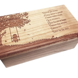 Music Box Daughter Poem Choose Your Song,laser Engraved Music Box ...